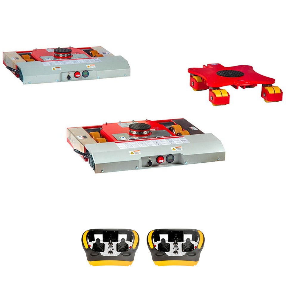 Toolwell JUNG | Battery Powered Machine Skates | 10 Tons
